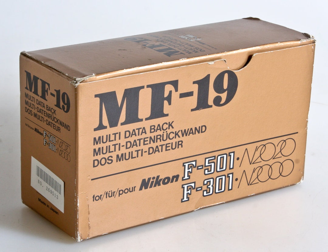Nikon MF-19 Empty Box With Foam - Etsy