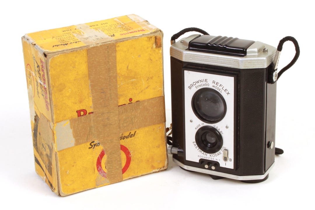 Kodak Brownie Reflex Camera in Box - Prop/display - Etsy