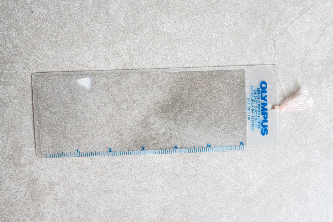 Olympus 6 Inch Ruler W/ Magnifier - Etsy