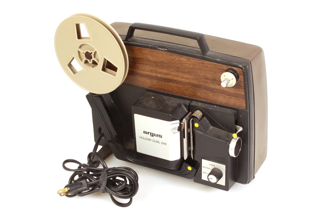 Argus Holiday Movie Projector Dual 8 - Reg & Super 8 W/ Working Bulb - Etsy
