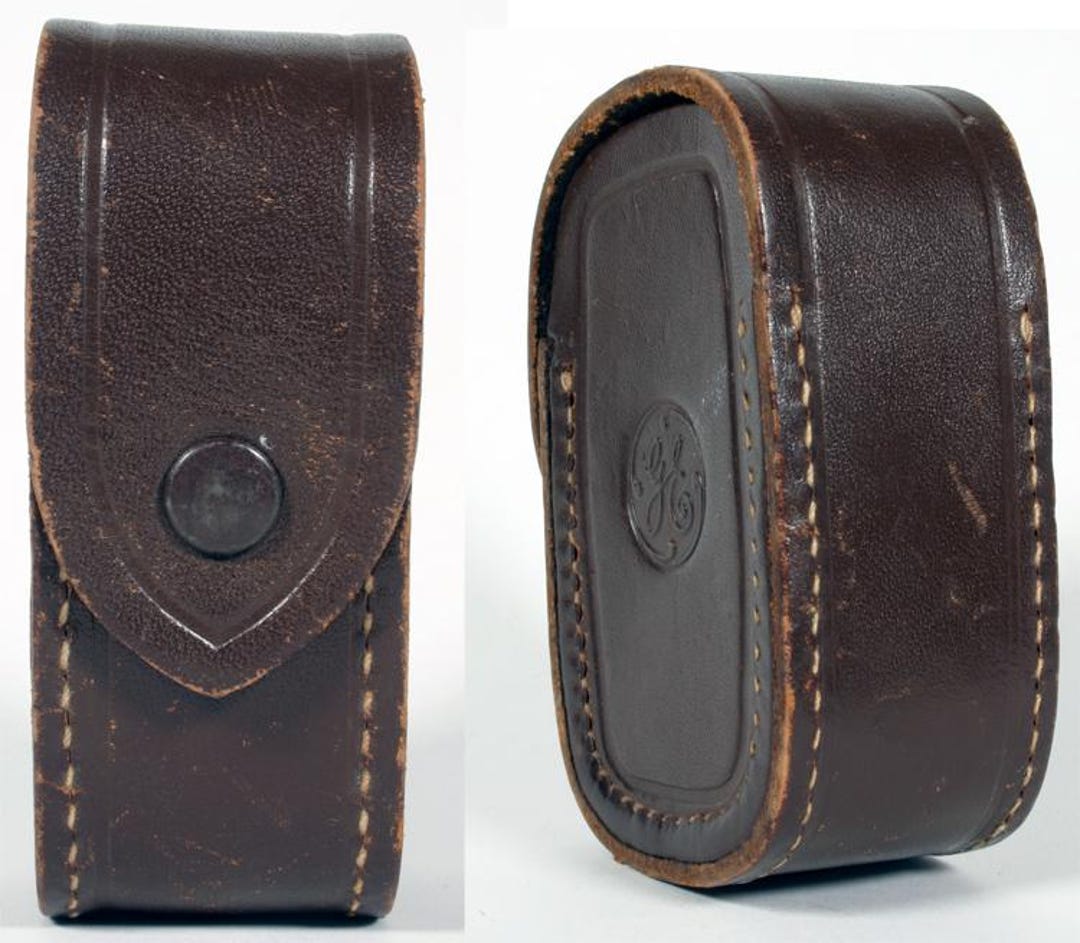 Ge Light Meter Case Brown Leather Vintage - Etsy
