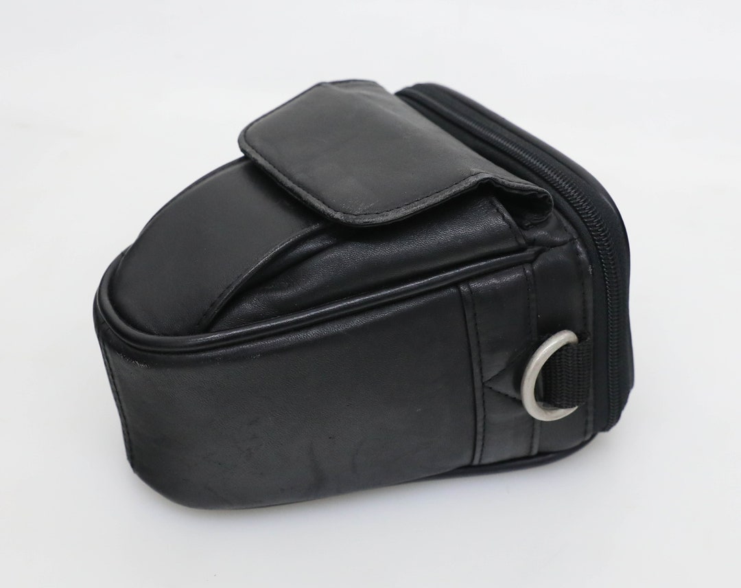 Vintage Quantaray Black Leather Camera Case for Point and Shoot/digital ...