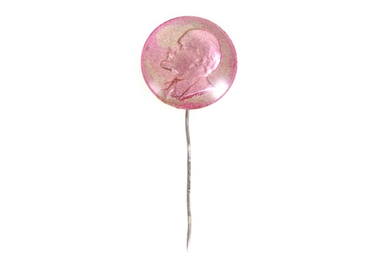 Lenin Circle Stab Pin - Gem
