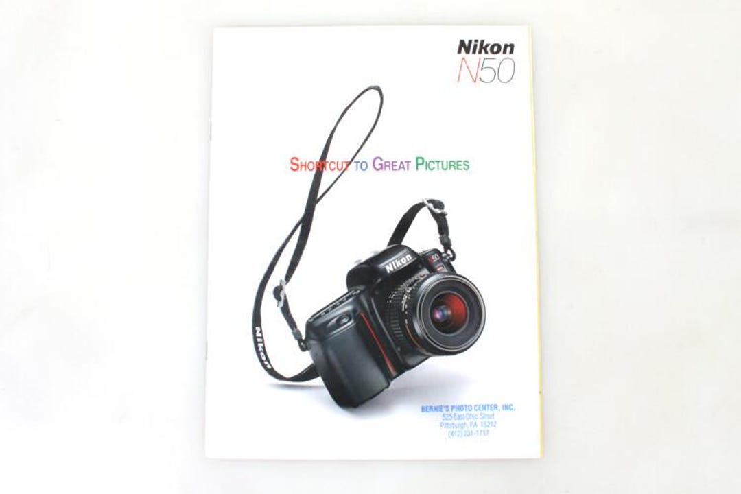 Nikon N50 Information Booklet - Etsy