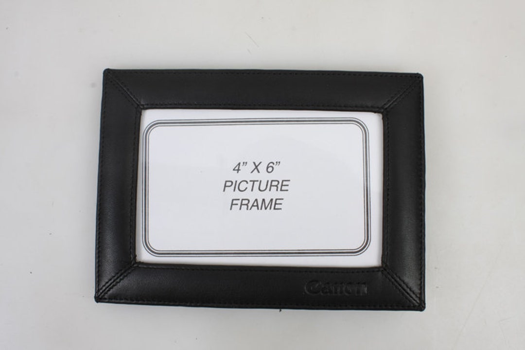 Canon Camera 4x6 Leather Picture Frame - Unused - Etsy