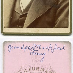 Henry Mockford. Old Man, Long Beard, Stern Eyes. Cdv. Rochester, N.y ...