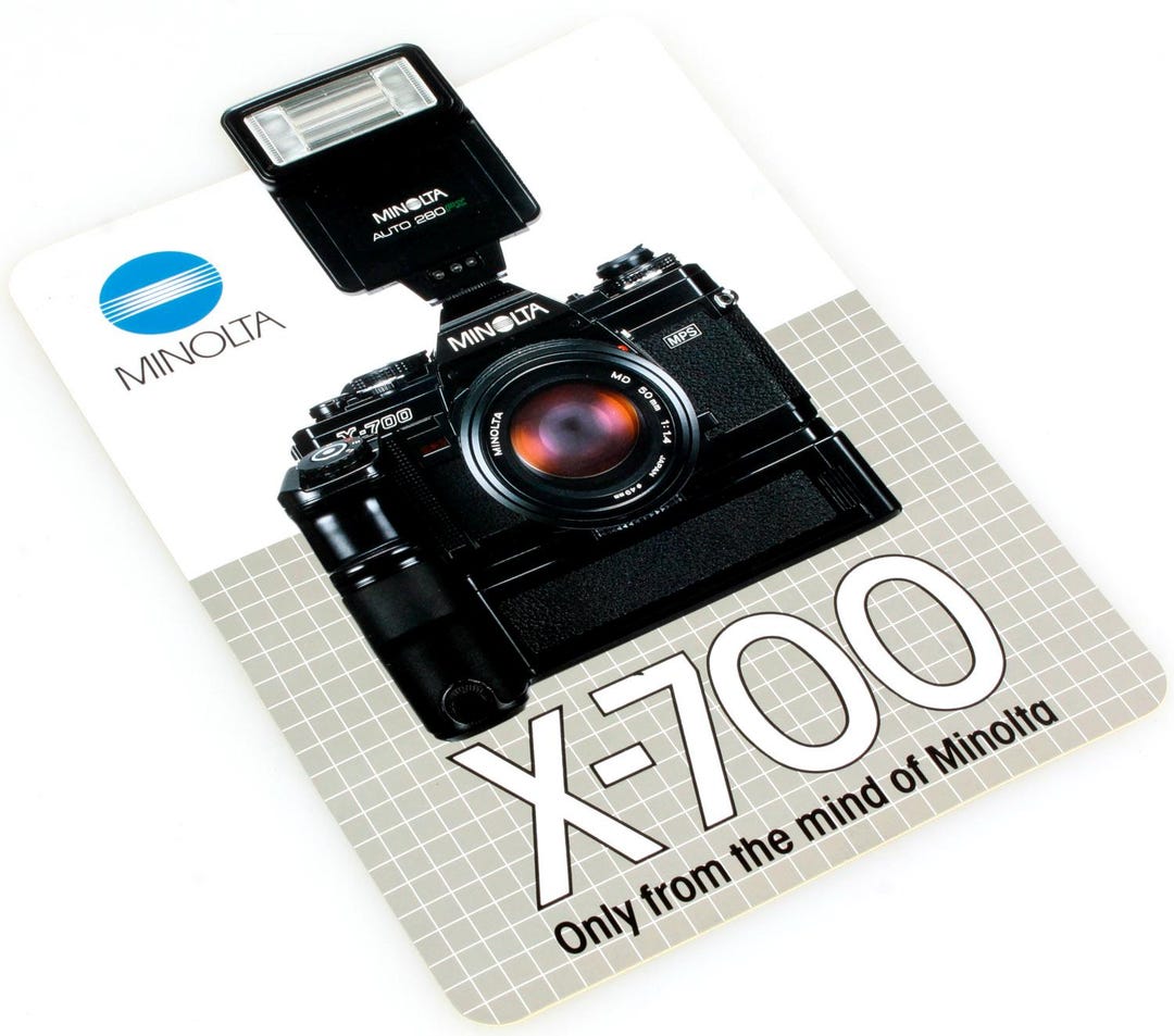 Minolta X 700 Camera Sticker Vintage - Etsy