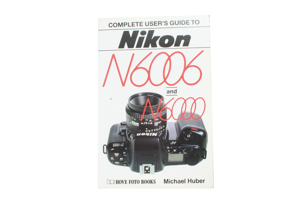 Complete Users Guide to Nikon N6006 and N6000 - Etsy
