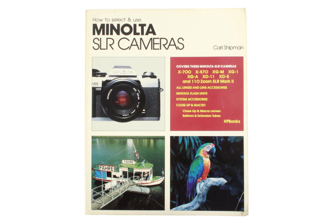 Minolta Film Cameras Book - Etsy