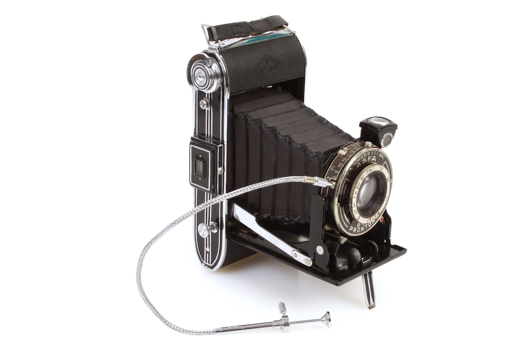 Art Deco Agfa Prontor II Vintage Camera With Apotar 1:4.5 10.5cm Lens ...