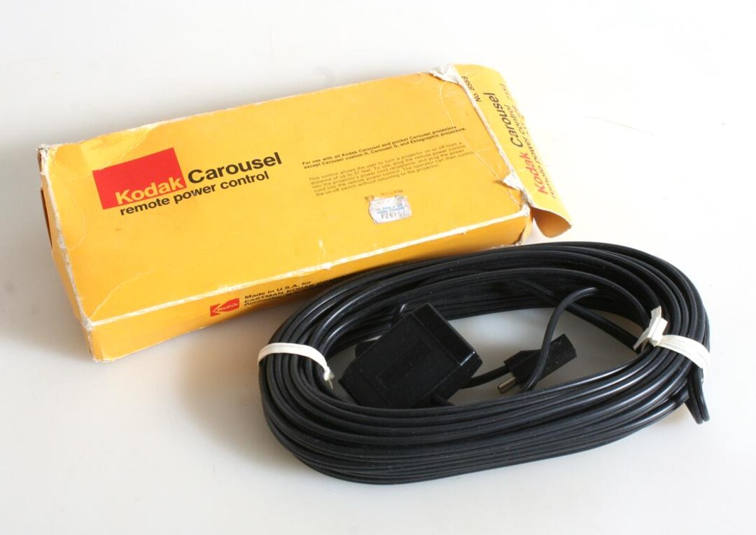 Kodak Carousel Remote Power Control NO. B588 CAT 108 7154 in BOX - Etsy
