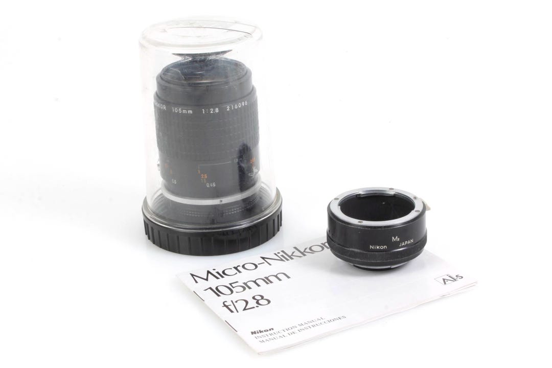 Nikon Nikkor 105mm F/2.8 Lens With M2 Extender and Manual - Etsy