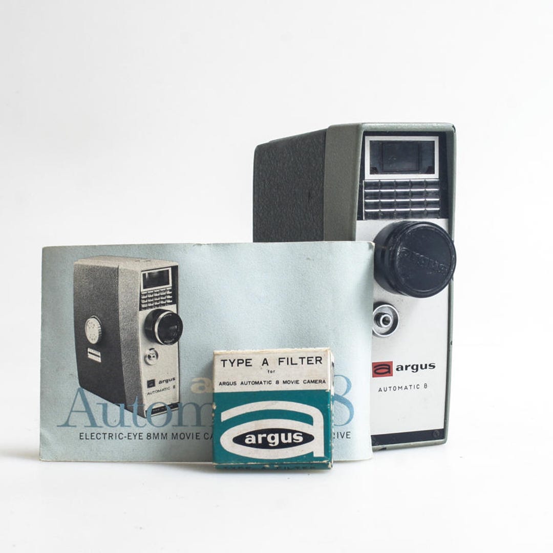 Art Deco 8mm Argus Movie Camera With Manual - Etsy
