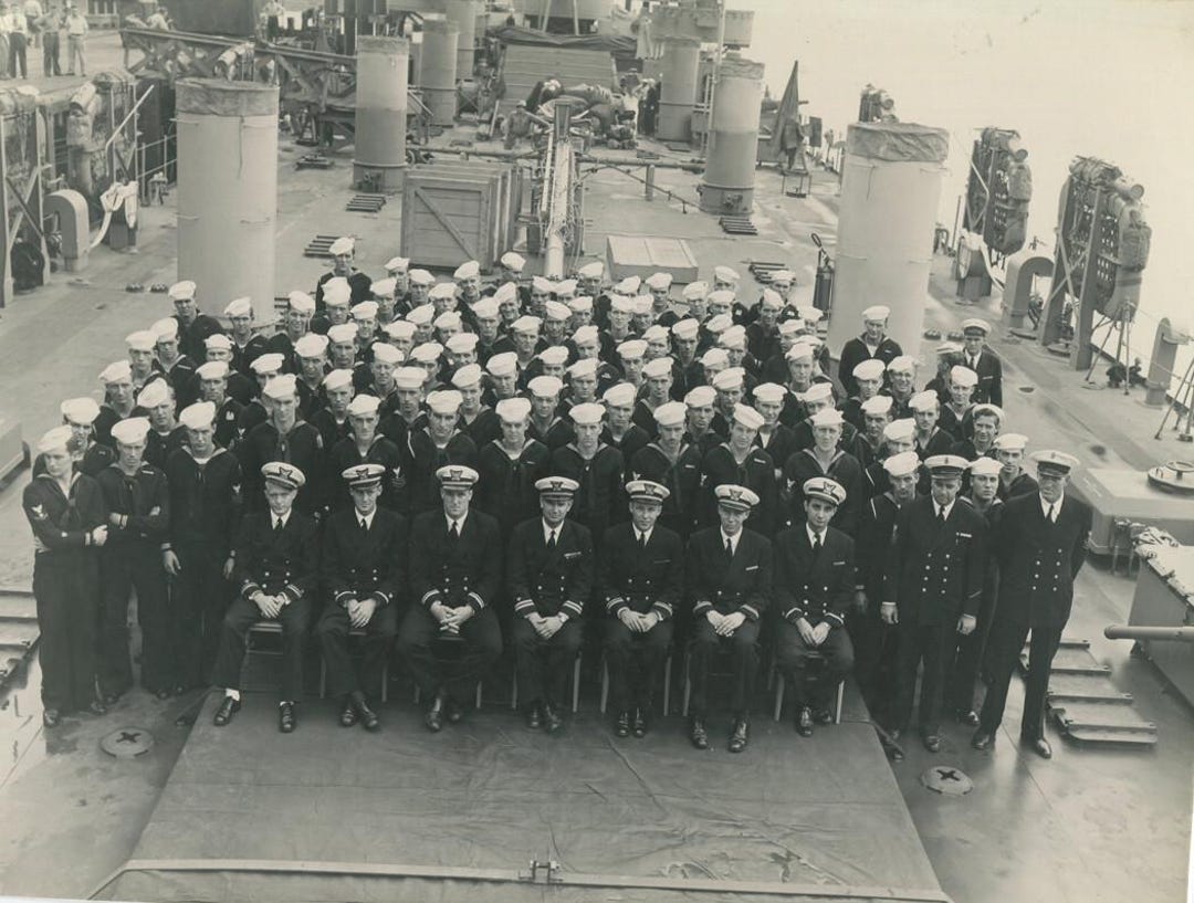Vintage WWII U.S. Navy USS LST Crew Photo - 9x7.5 in Black & White ...