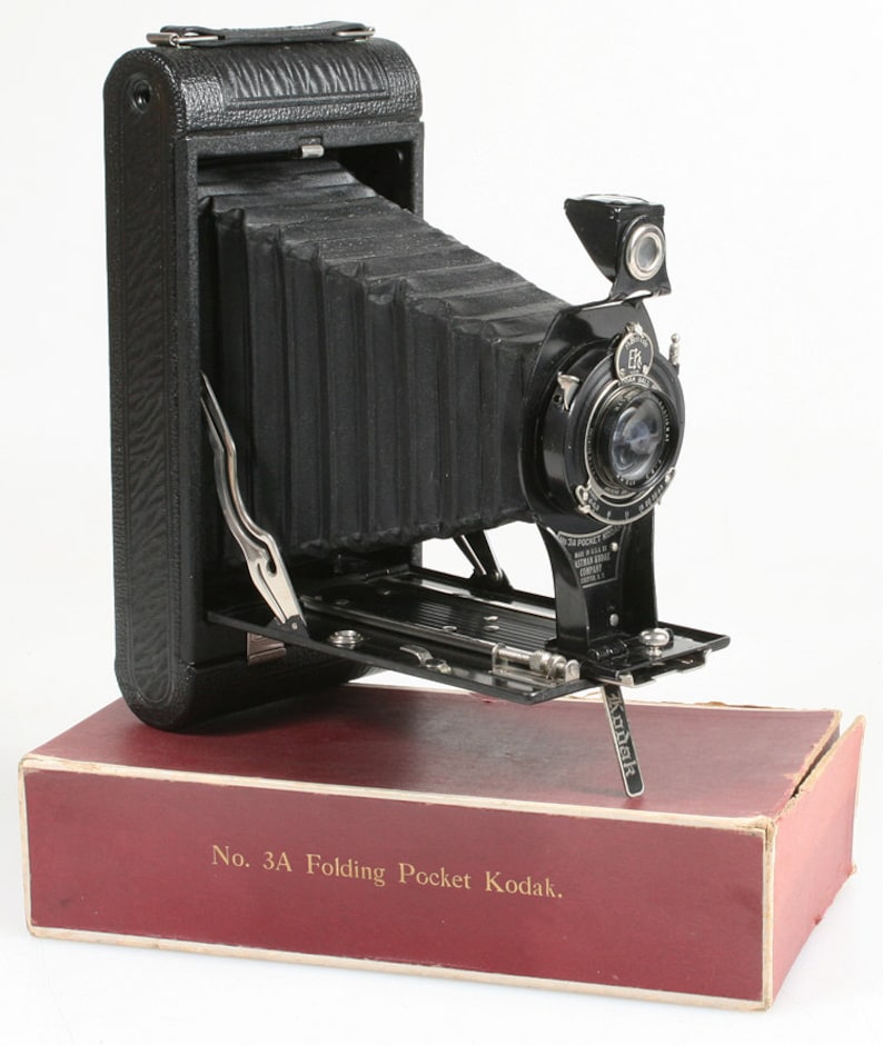 Kodak No 3A Folding Pocket Camera in Box - Etsy