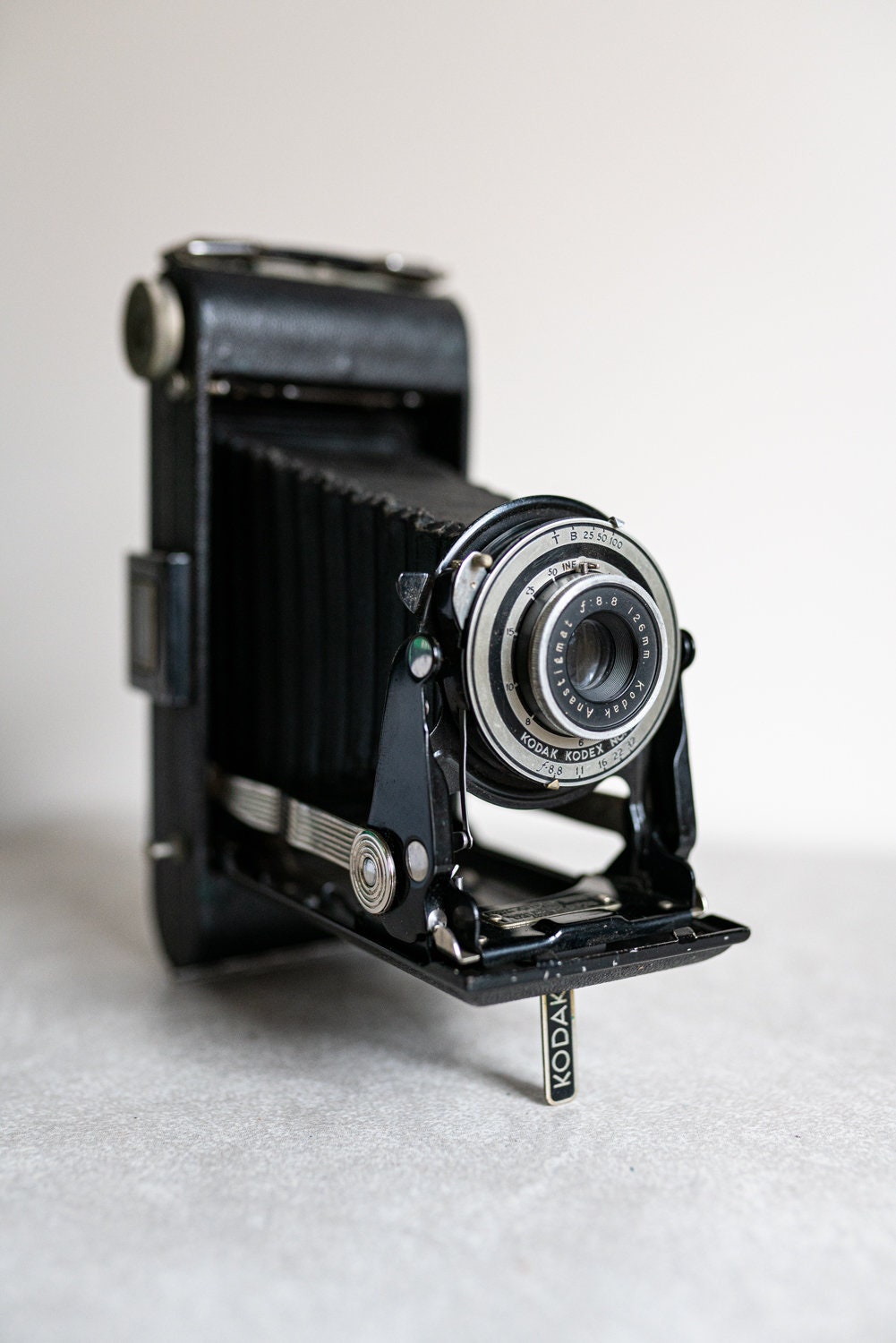 Kodak Folding 616 Film Art Deco Camera W/ Leather Case | Etsy
