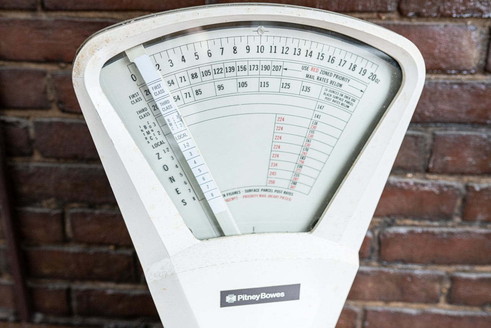 Pitney Bowes PB S-120 Analog Scale 20oz Postal Mail Weight Metal Scale ...