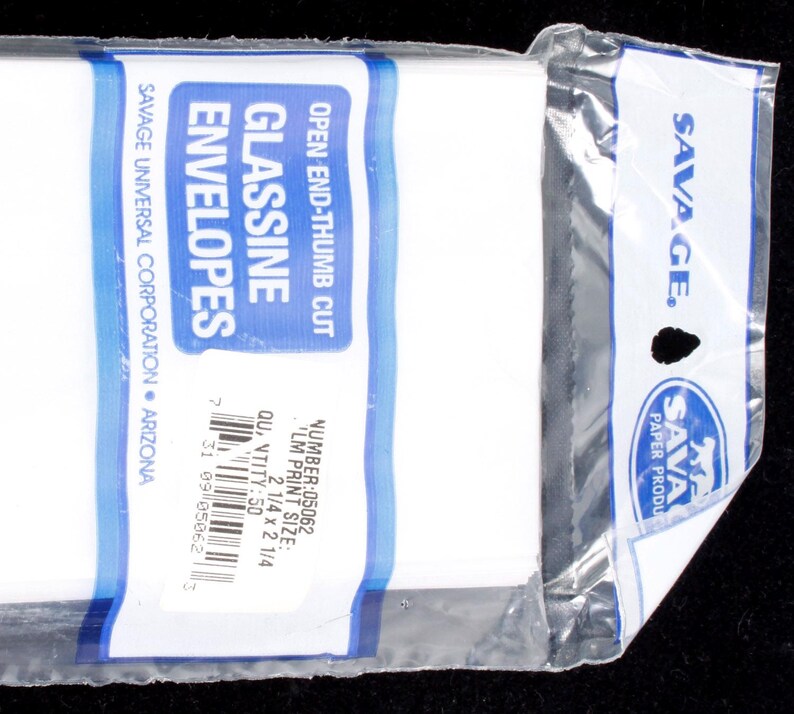 50 Negative Glassine Envelopes - Etsy