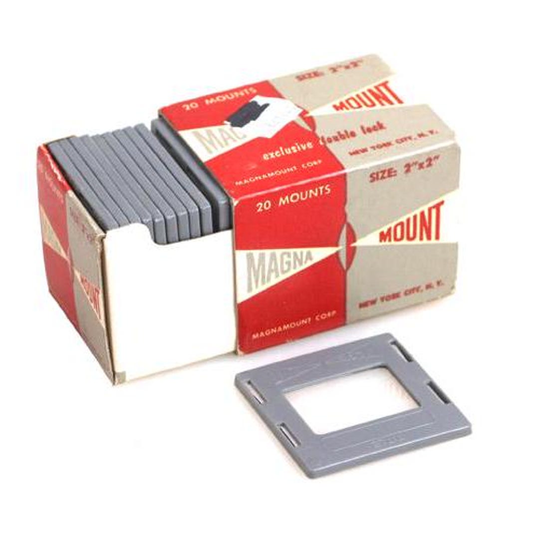 35mm Slide Mounts Box of 20, Plastic With Glass - Etsy