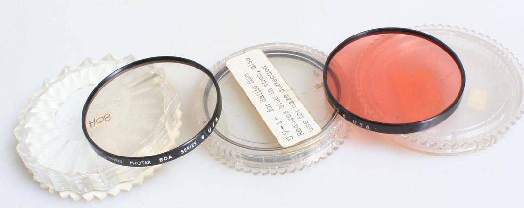 Vintage Tiffen Series 8 Lens Filter Set - 63mm, Experimental ...