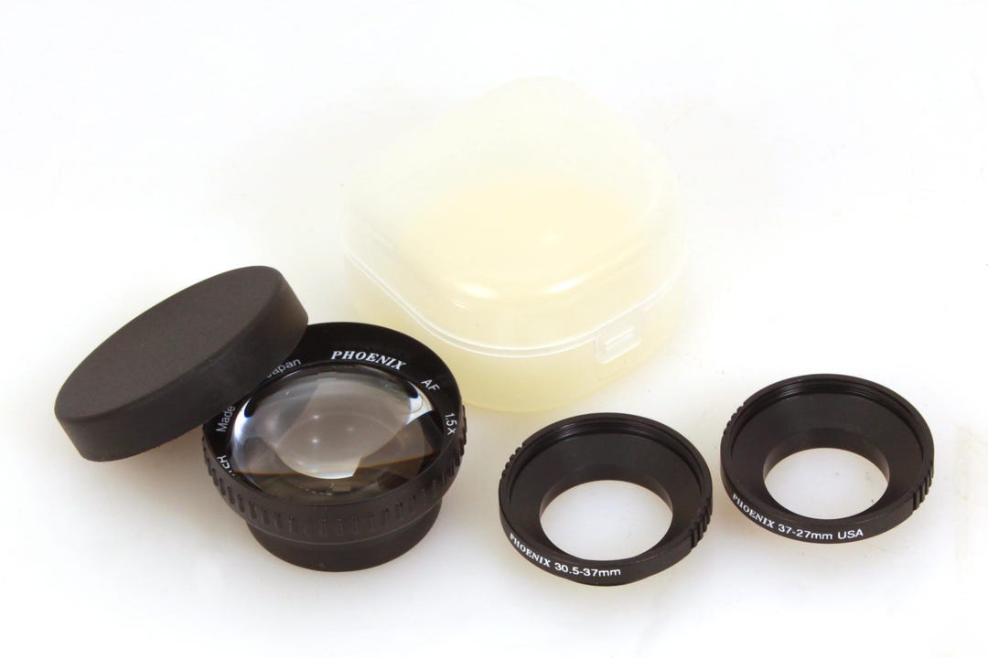 Phoenix Video Telephoto Lens 37mm W 27mm &30.5mm Rings - Etsy