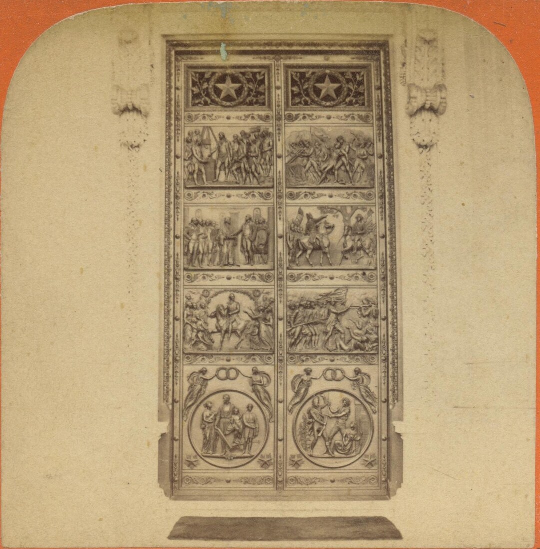 Architecture, Washington Dc, Vint Photo Us Capitol Senate Chamber Doors ...