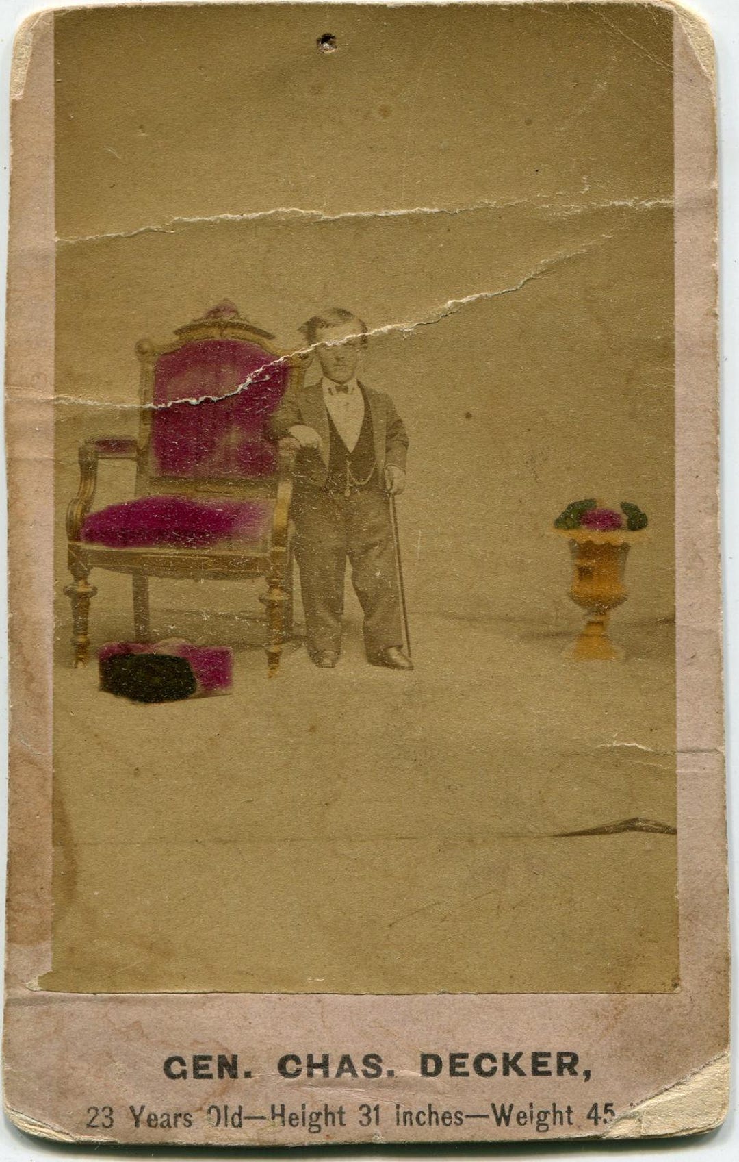 Gen. Charles Decker, Standing Pose. Tinted Cdv. St Louis, Mo. - Etsy