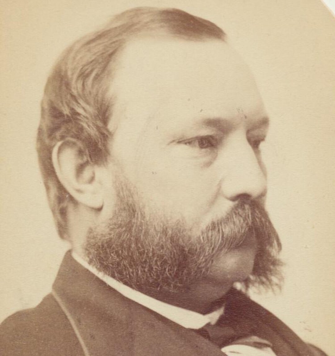 Vintage CDV Portrait: Portly Man With Unusual Beard, Boston, MA - 19th ...