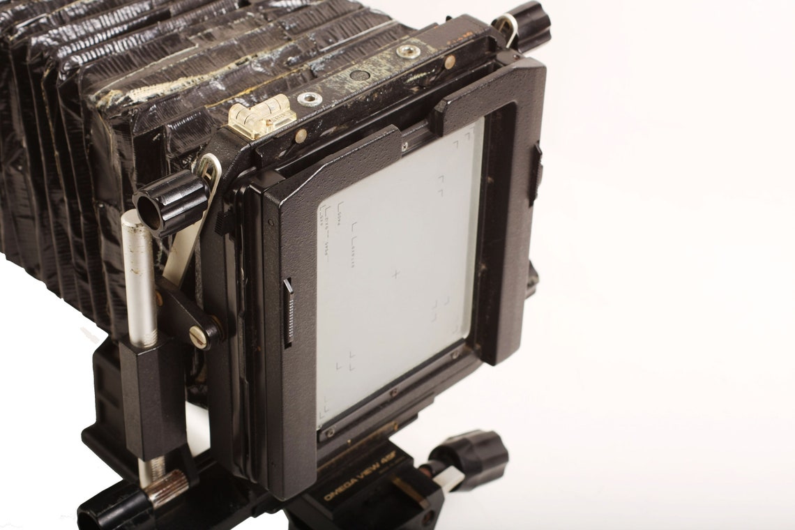 Omega View 45F 4x5 Large Format Camera With Case, Film Slides - Etsy