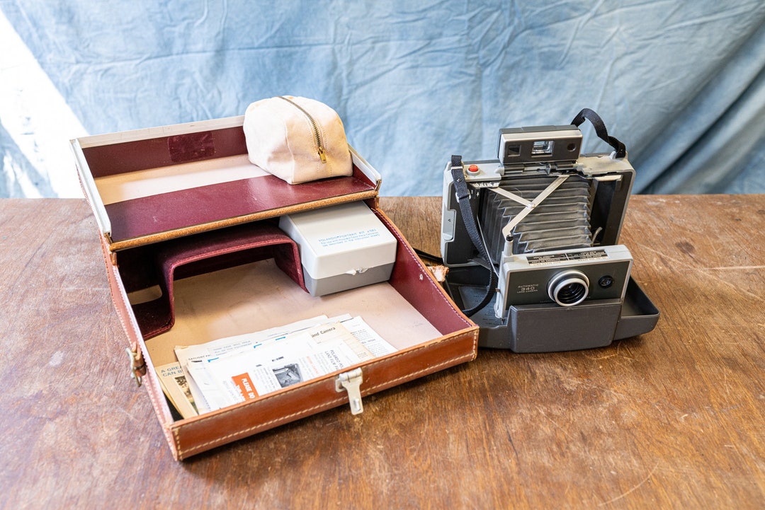 Polaroid 340 Land Camera Kit W/ Case and Extras - AS IS - Etsy