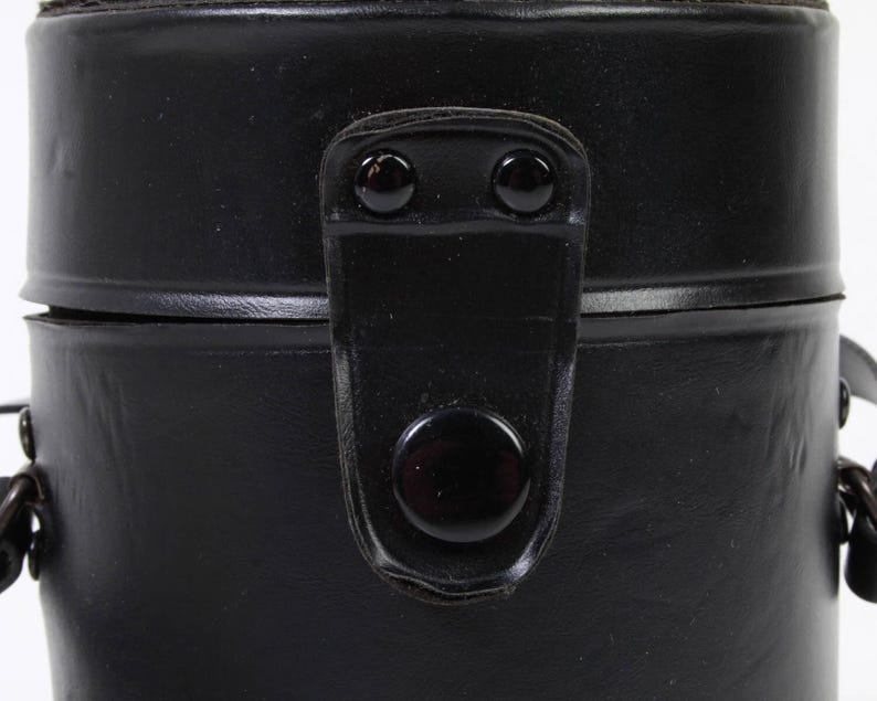 Vintage Leather Lens Case for Medium Lenses - Hard Shell, Foam-lined ...