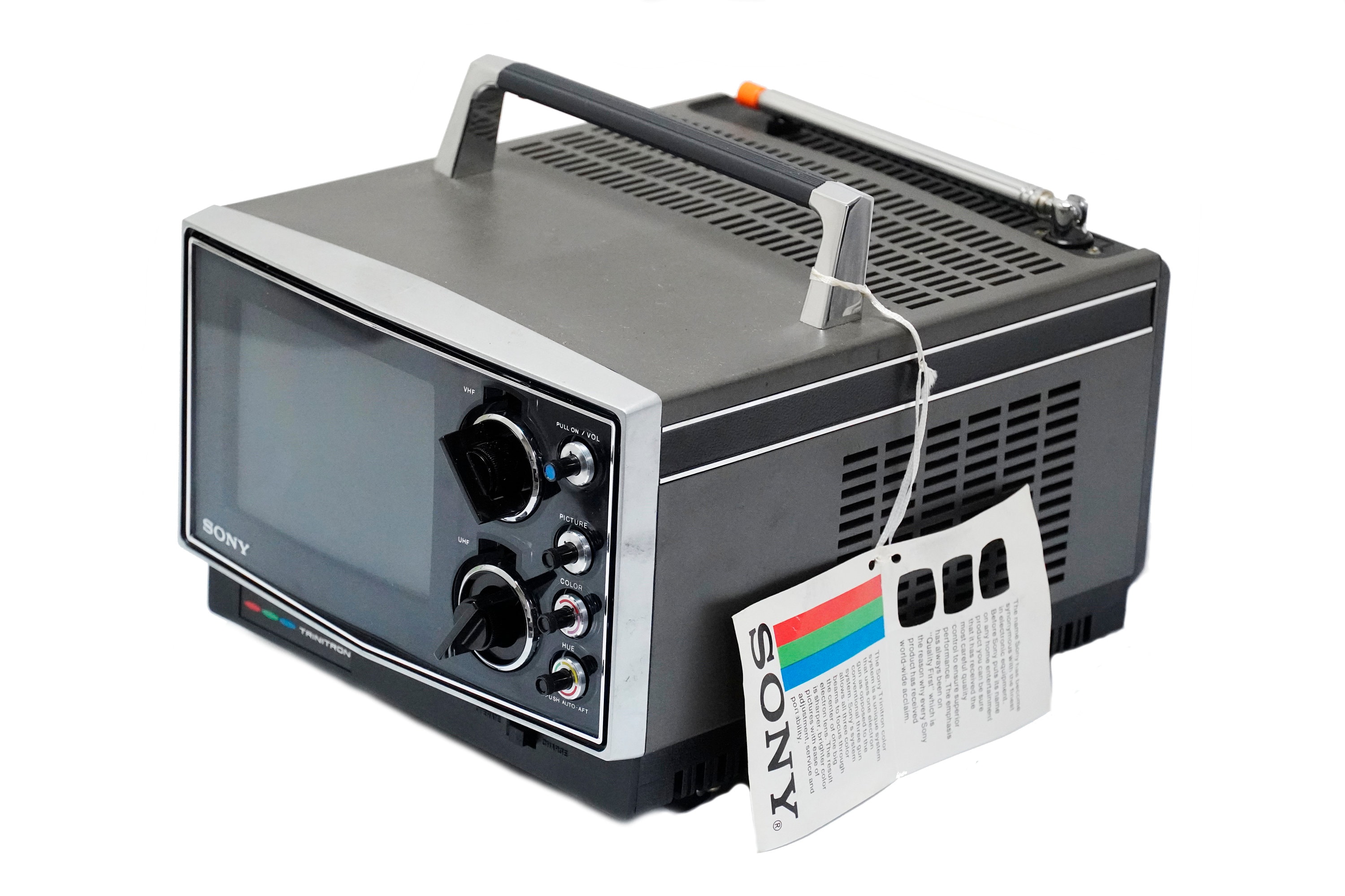 Vintage Sony Trinitron Portable TV KV-5000 | Etsy