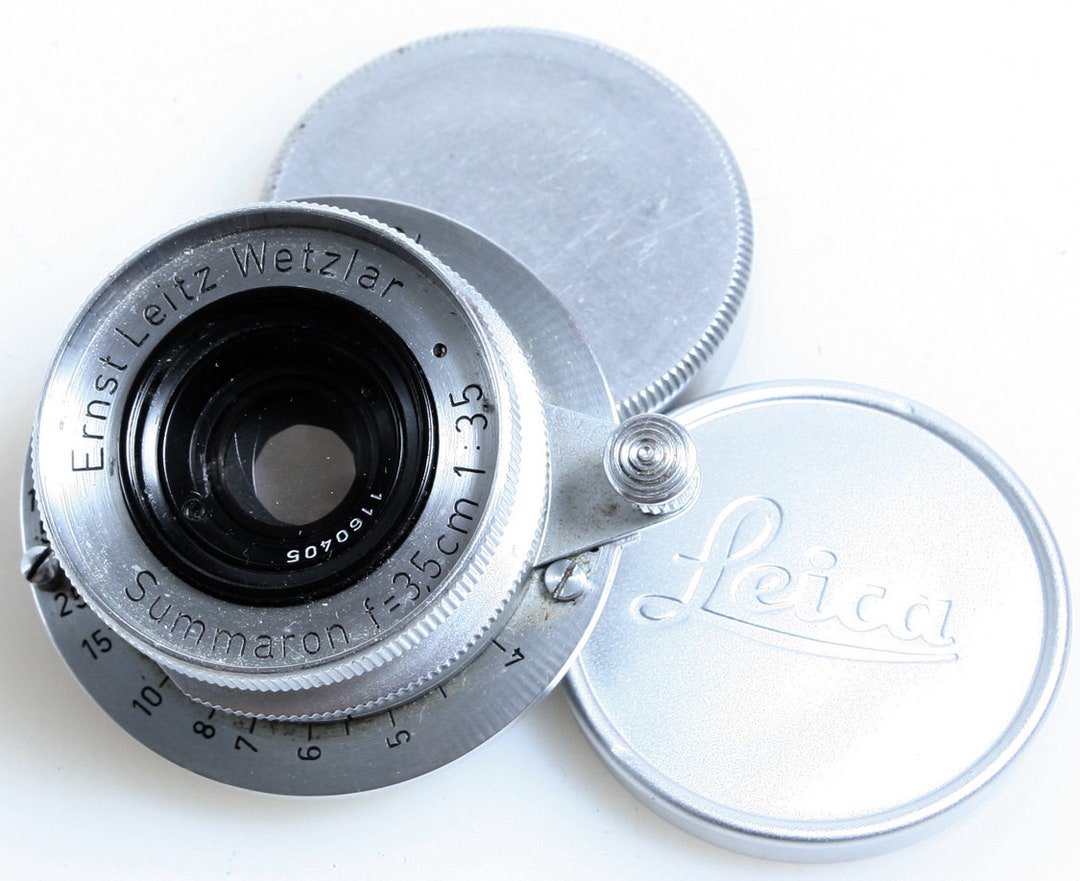 Leica Leitz Elmar LTM 35mm F3.5 M39 Wide Angle Prime Lens Germany ...