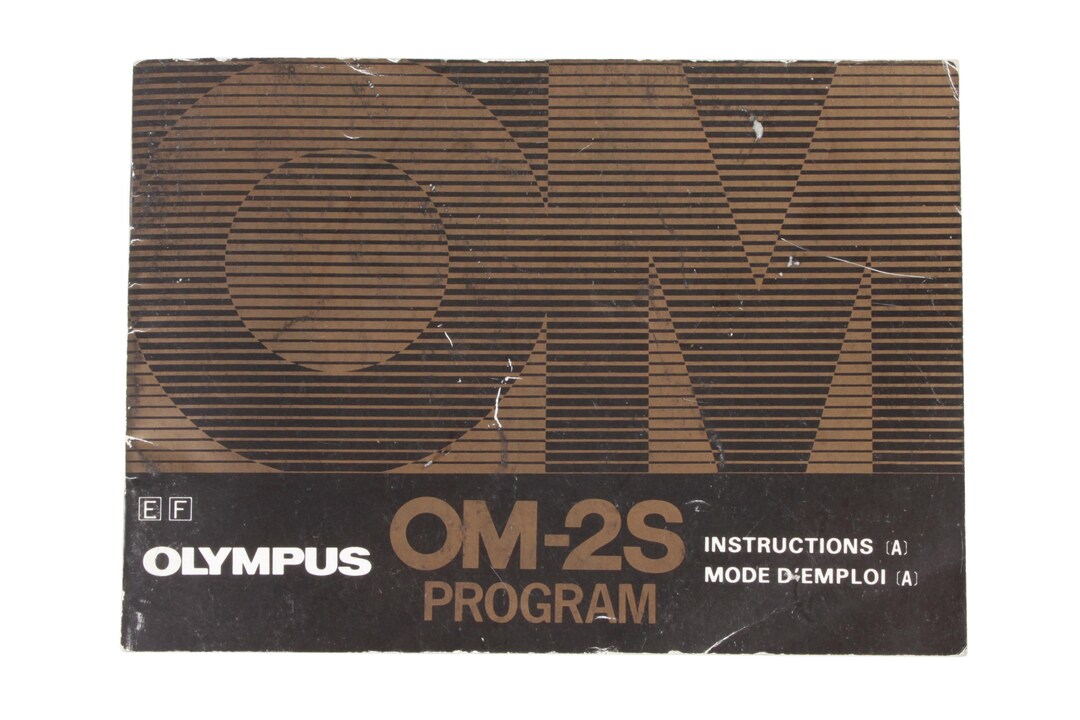 Olympus OM-2S Program Manual: Original Vintage Edition - Etsy
