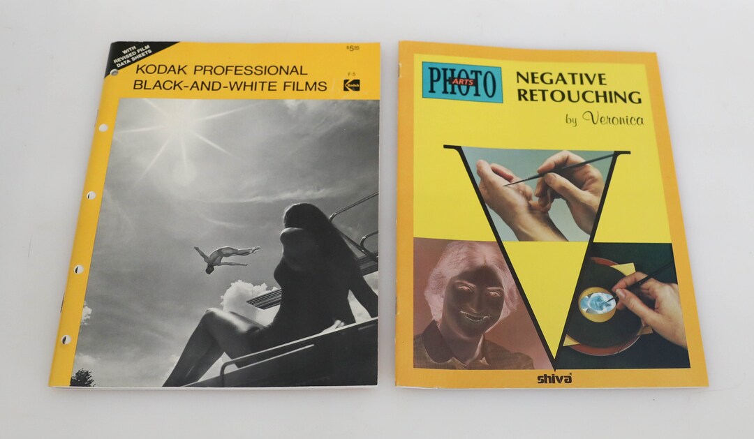 Vintage Kodak Pro Black & White Films Catalog and Negative Retouching ...