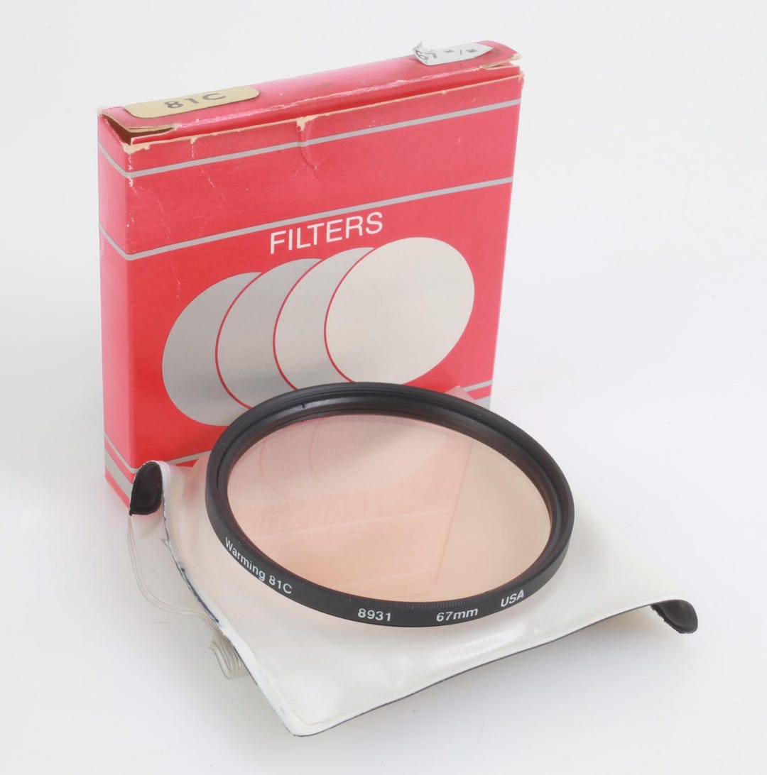 Vintage 67mm 81C Warming Lens Filter - Etsy