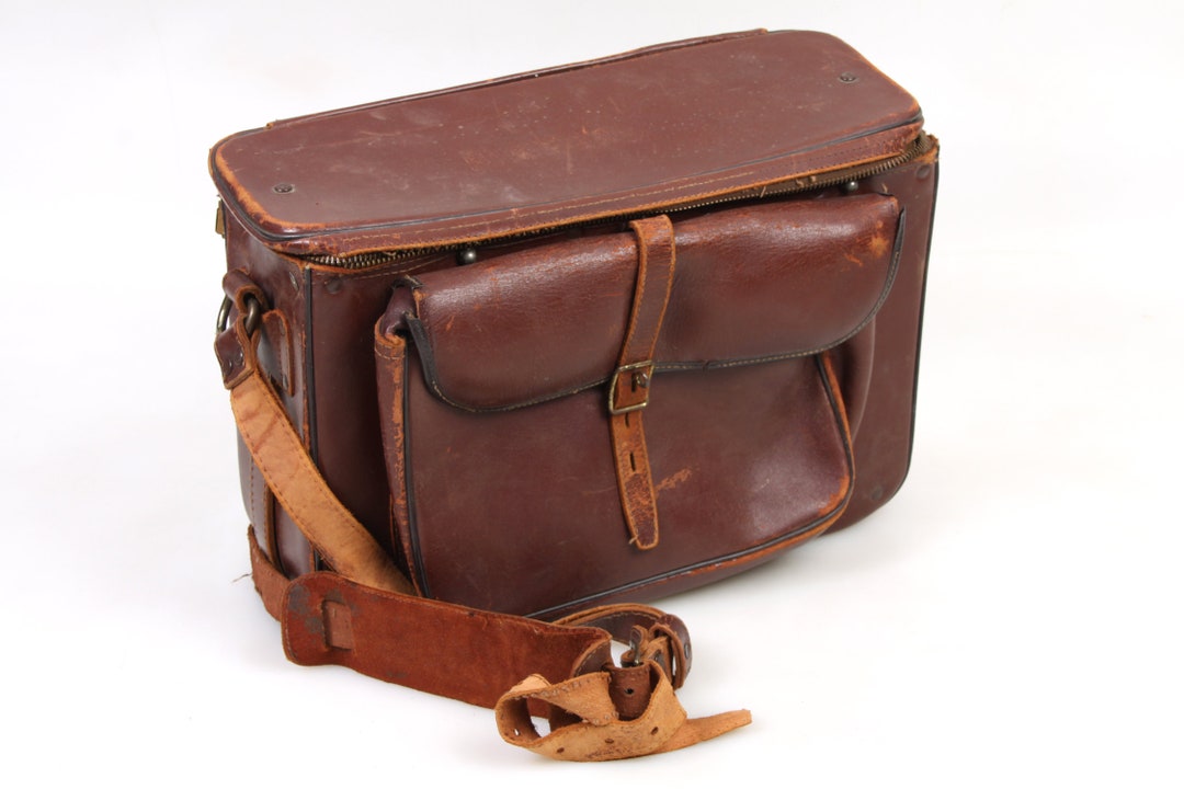 Steampunk Camera Bag Leather Heavy Duty 1950s Vintage - Etsy