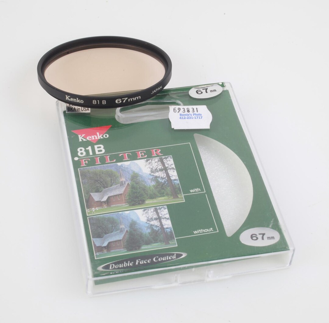 Kenko 67mm 81B Warming Lens Filter - Etsy