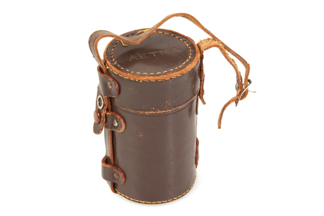 Vintage Lens Case 1950s Leather - Etsy