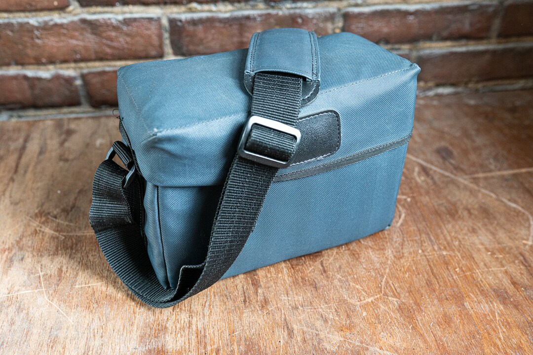 Vintage Unbranded Bluish Grey Camera Bag W/ Strap - Etsy