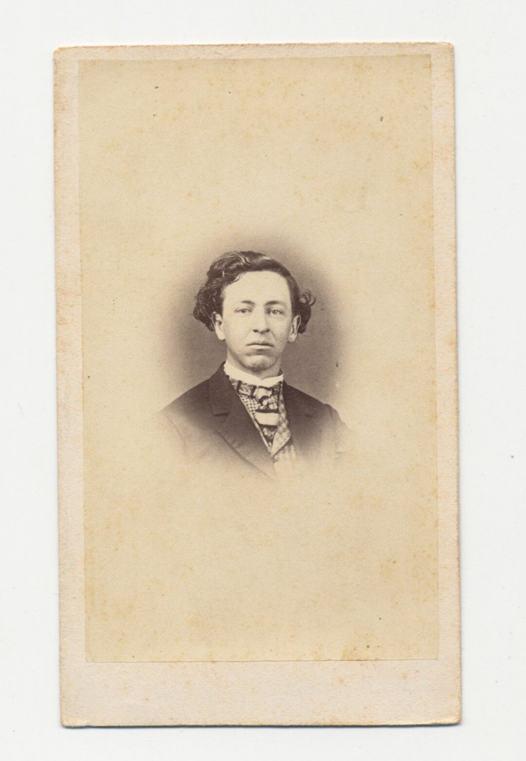 Antique CDV Photo From the 1800's of Hoity-toity Man//pompous Attitude ...