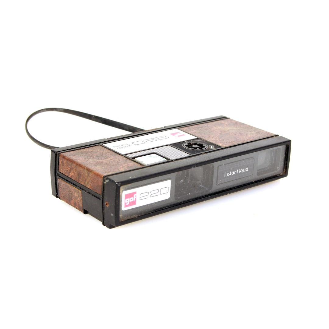 Vintage GAF 220 Pocket Film Camera Brown 1970s - Etsy