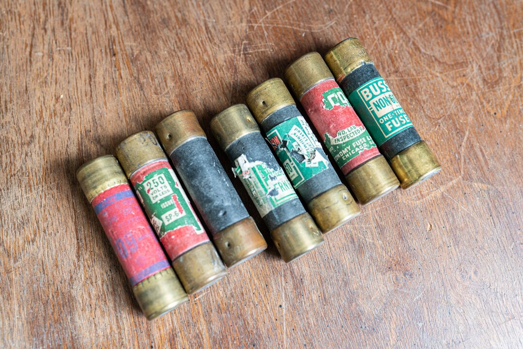 Vintage Fuses - Set of 7 - Various Fuses - Etsy