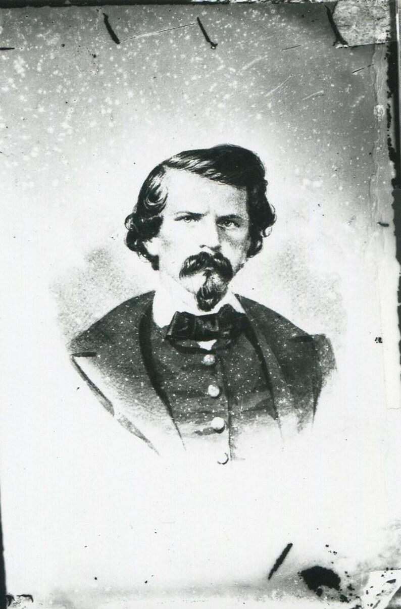 Rare Vintage 8x10 Civil War General Earl Van Dorn Photo - CSA Military ...