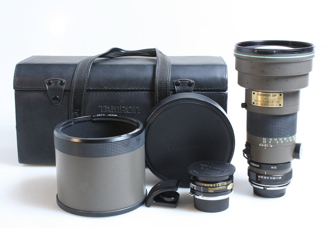TAMRON NIKON 300mm F2.8 Ld If Lens Ai W/hood, Case, Teleconverter - Etsy