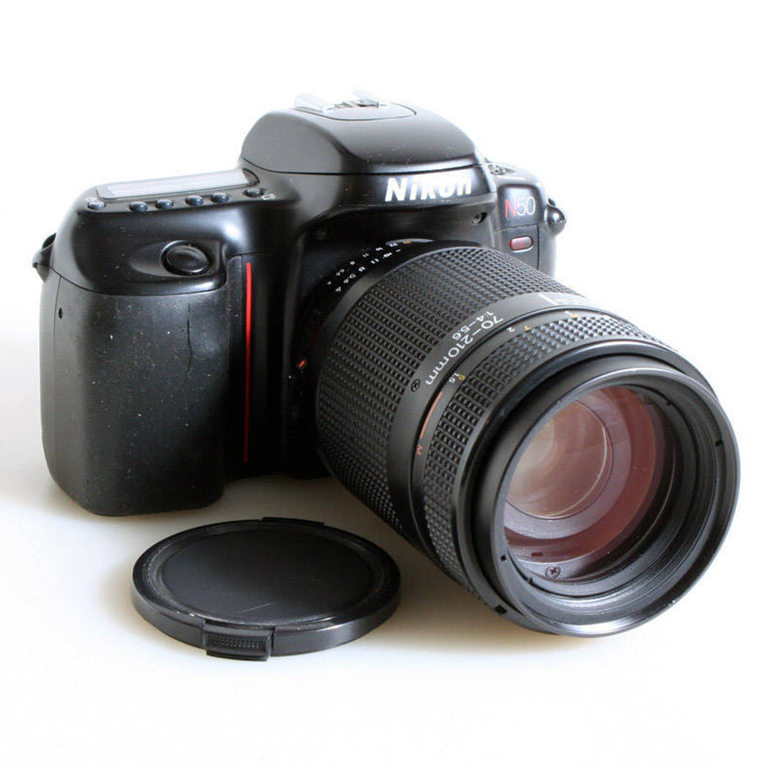 Nikon N50 35mm SLR Camera With 70-210mm F4-5.6 Lens//film Camera - Etsy