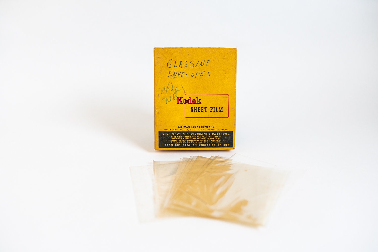 Kodak 4x5 Sheet Film Box W/ Glassine Envelopes | Etsy UK