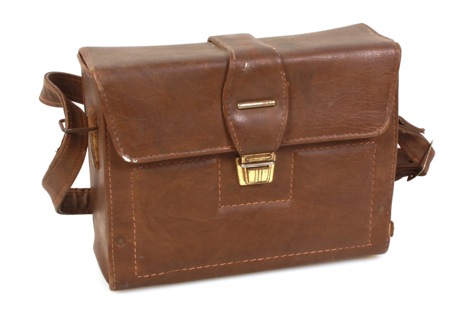 Vintage 1960s Brown Camera Bag - Etsy