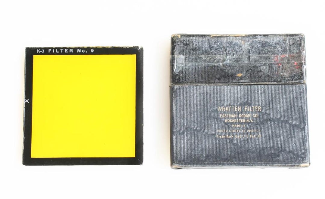 Kodak 3 Inch Wratten K-3 No. 9 in Box - Etsy