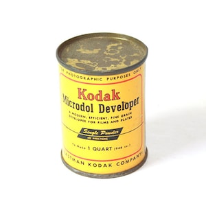 Vintage Microdol Developer Kodak Powder Fine Grain Advertising - Etsy